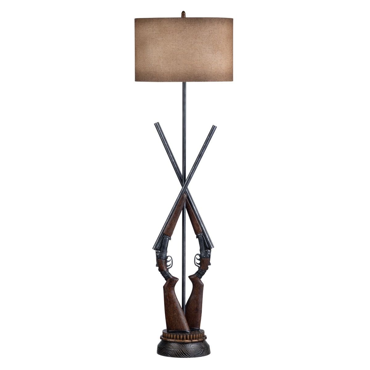 Crestview Double Barrel Floor Lamp | The Love Your Space Place