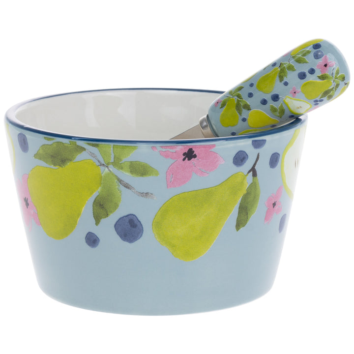 Anjou Pear Bowl and Spreader | The Love Your Space Place